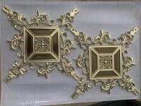 China Durable Plastic Georgian Bar Flower Screw Fixed Decorative Window Door Glass Grille Component for sale
