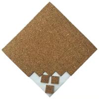 China Modern Glass Separator Pads Customized Size Cork Bumper Pads for sale