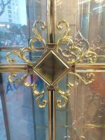 China CE Certified Double French Window Georgian Bar Flower Easy Installation Custom Size for sale