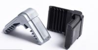 China Plastic Black White Grey Insulating Glass Aluminum Spacer Corner Connector for sale
