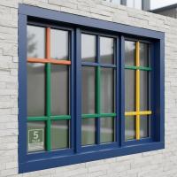 China Colourful Aluminium Georgian Bar Insulating Glass Removable Muntin Bars for sale