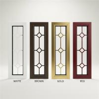 China 3m Length Plastic Georgian Bar Flower Traditional Double French Aluminum Window Accessory Component for sale