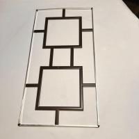 China 3m Length Plastic Georgian Bar Flower Traditional Double French Aluminum Window Accessory Component for sale