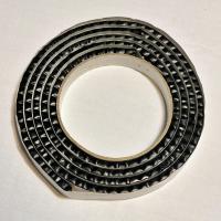 China Aluminium Butyl Spacer Strip Warm Edge Rubber Strip Double Glass Spacer for sale