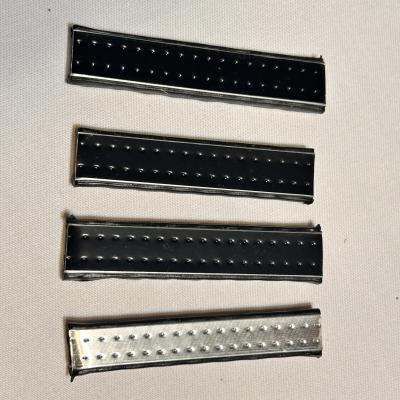 China Double glass spacer black warm edge rubber strip aluminum butyl spacer strip for insulated glass applications for sale