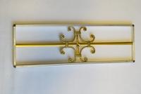 China Gold Aluminium Georgian Bar 5*8 mm / 6*8 mm Double Glazing Georgian Bars for sale