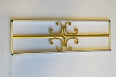 China Gold Aluminium Georgian Bar 5*8 mm / 6*8 mm Double Glazing Georgian Bars for sale