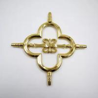 China Georgian Bar Flower Decorative Aluminum UV Resistant Window Door Hardware Accessory for sale