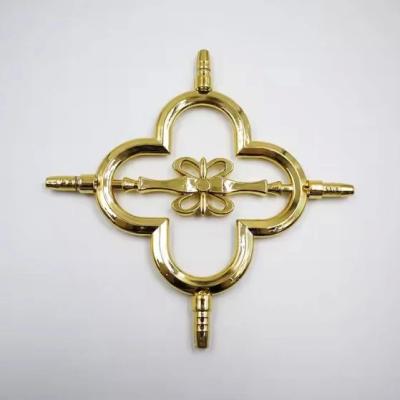 China Georgian Bar Flower Decorative Aluminum UV Resistant Window Door Hardware Accessory for sale
