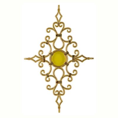 China Decoration 3m Length Insulate Glass Window Door Hardware Georgian Bar Flower Style for sale