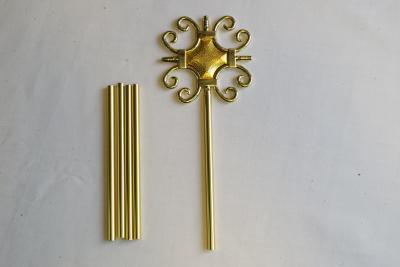 China Gold Aluminium Georgian Bar 5*8 Mm / 6*8 Mm Double Glazing Georgian Bars Multiple Color Options for sale