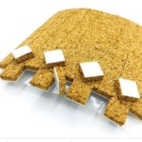China Easy Installation Cork Pads 15mm 18mm Glass Separator Pads Prevent Scratches Breakage Surface Damage for sale