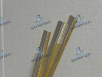 China Premium Aluminum Spacer Bar With Pre-Applied Butyl Tape For High-Performance Insulating Glass Units for sale