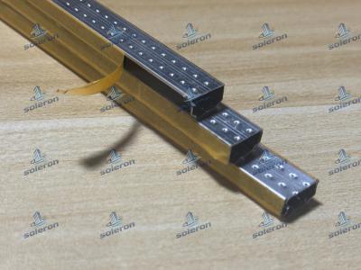 China Fast Assembly Aluminum Spacer Bar with Butyl Tape Efficient Sealing for sale