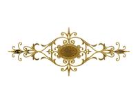 China Premium Georgian Flowers Decorative Inserts For Insulating Glass Units With Elegant Design, Durable Finish And Precision Manufacturing for sale