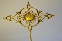 China Window Grill Design Plastic Electroplated Georgian Flower for Glass Door and Windows for sale