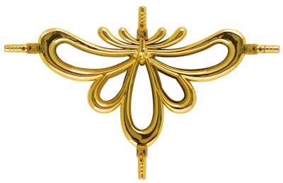 China Georgian Bar Flowers Modern Window Cut Metal Fittings Tailored  For Windows Doors And Glass for sale