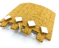 China Cork Spacer Pads for Insulating Glass, Anti-Scratch Protection for Glass Storage and Shipping for sale
