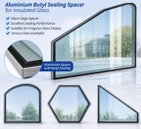 China Energy Saving Customized Composite Butyl Spacer Bar|  Professional  Flexible Spacer Solution For Double Glazing Glass Manufacturing for sale