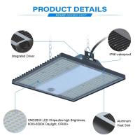 China 190LM/W High Bay Linear Led Lights IP66 Waterproof Led Linear High Bay Fixture For Warehouse for sale