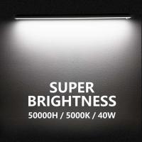 China Linkable Led 4 Foot Led Linear Light 100-277V Linear Suspension Lighting for sale