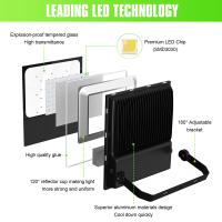 China 150W LED Flood Light IP65 Dimmable 50/60Hz For Outdoor Security for sale