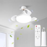 China LED Ceiling Fan Light with 3000LM Lumen Flux 50000 hrs Life Span and 3 Wind Speeds for Bedroom Living Room Kitchen for sale