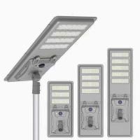 China IP65 Waterproof Motion Sensor Solar Street Light 300W-500W Aluminum Solar Road Lamp for sale