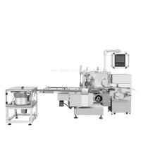 China Automatic Effervescent Tablet Foil Wrapping Machine with Gentle Handling 316 Stainless Steel Contact Parts and Renowned Electrical Components for sale