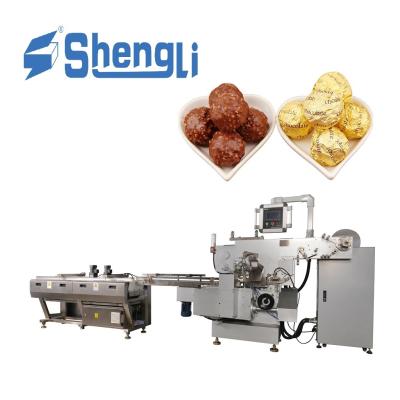 China High-speed Ferrero Rocher Packaging Machine with 200-280 pics/min Wrapping Speed and 15-35 mm Size Range for sale