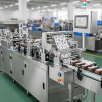 China Automatic Chocolate Bar Wrapping Machine with 60-80pcs/min Packing Speed, Customizable Packaging Styles for sale