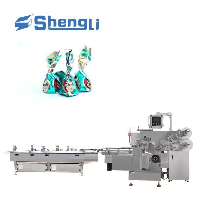 China Automatic High-Accuracy Twist Packing Machine with PLC+Servo+Touch Screen for 200-260 pics/min Chocolate Wrapping for sale