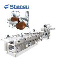 China Heart Shaped Chocolate Wrapper Machine CE Foil Paper Packaging Machine for sale