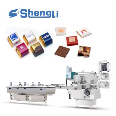 China Multifunction Chocolate Bar Packing Machine 280ppm Aluminium Foil Wrapping Machine for sale