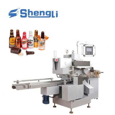 China 150ppm-260ppm Chocolate Bar Foil Wrapping Machine Customized for sale