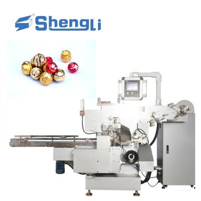 China 260ppm-300ppm Chocolate Packaging Machine For 15mm-32mm Chocolate Balls for sale