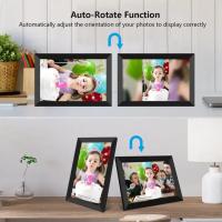 China 10 Inch Acrylic Smart Digital Photo Frame 250cd/m2 1024x600 for Advertising for sale