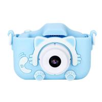China Kids Digital Camera 2 Inch IPS Screen 0.3MP Dual Lenses Cartoon Toy with Games for sale