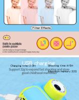 China Kids Digital Camera 32GB 1080P Portable Children Video Camera with 2000W Pixels for sale