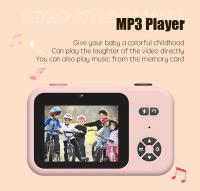 China 4K Kids Video Camera 32GB 2.4 Inch IPS Screen Durable Children Digital Camcorder with MP3 Player for sale