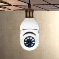 China CMOS Outdoor Light Bulb Security Camera , 360 Degree Smart Bulb WiFi Camera for sale