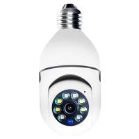 China 1080P WiFi Light Bulb Security Camera 355° Pan Tilt Night Vision Two Way Audio Indoor for sale
