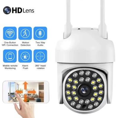 China 1080p PTZ WiFi Security Camera Two Way Audio 4X Zoom 20m Night Vision IP66 Outdoor Indoor for sale