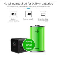 China Mini WiFi Security Camera 1080P Smart Tracking 90 Degree Wide Angle 700mAh Battery for sale