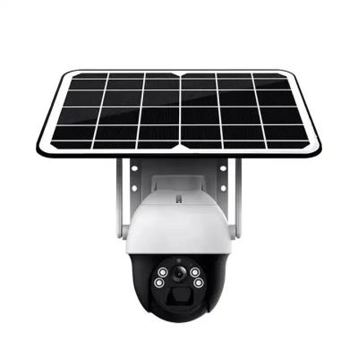 China 3G 4G LTE Solar Panel Security Camera 4MP Wireless For Outdoor for sale