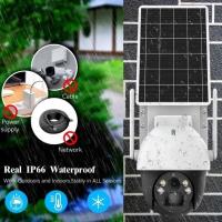 China 3G 4G LTE Solar Panel Security Camera 4MP Wireless For Outdoor for sale