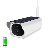 China 1080P HD Solar Panel Security Camera Horizontal 92 Degree Waterproof for sale