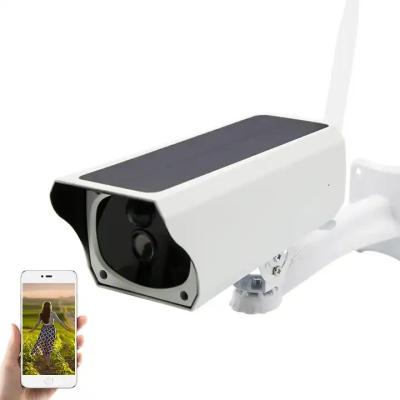 China 1080P HD Solar Panel Security Camera Horizontal 92 Degree Waterproof for sale