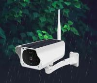 China 1080P HD Solar Panel Security Camera Horizontal 92 Degree Waterproof for sale