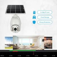 China 1080P 4MP 4G Solar Powered PTZ Security Camera with 10400mAh Battery and 30M Night Vision for sale